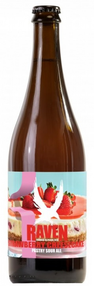 Pivovar Raven - Strawberry Cheesecake 14° 0,7l (Sour) | PivkoDomu.cz